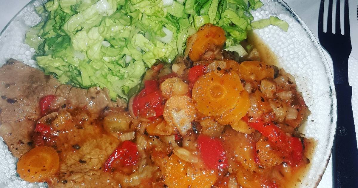 Bifes a mi manera(receta light) Receta de Estefany Duarte- Cookpad