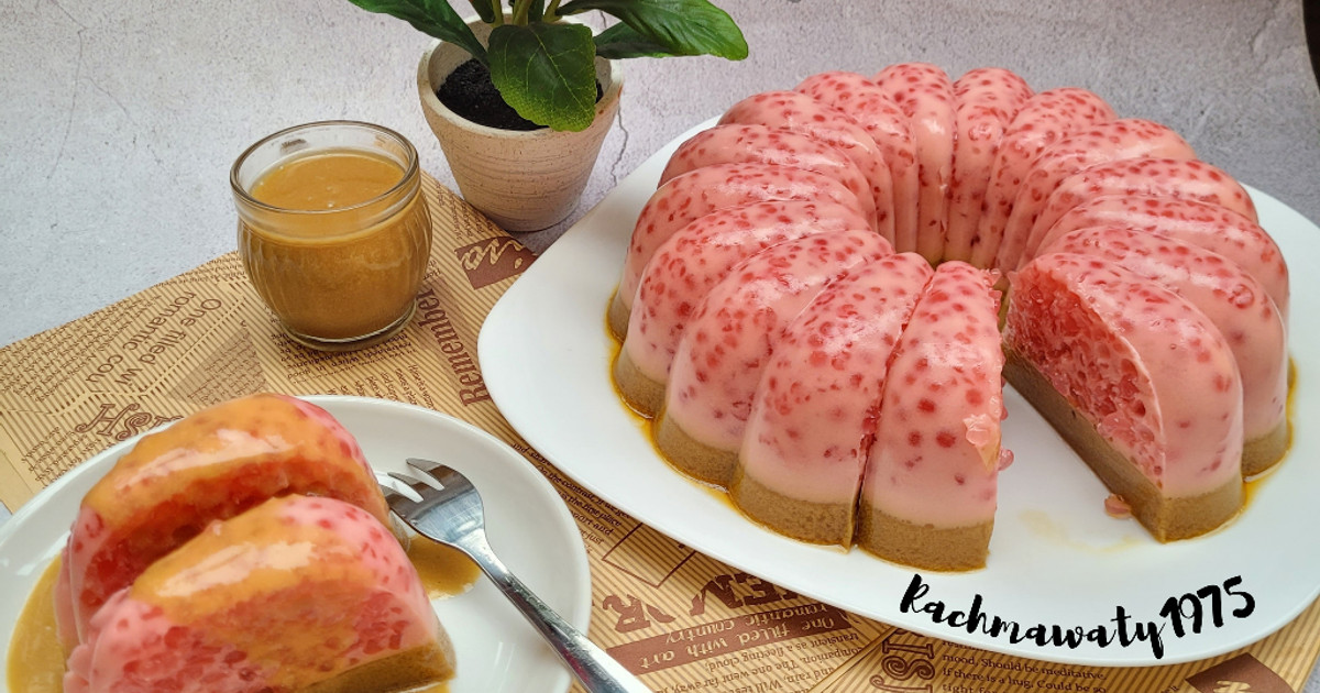 Resep 245. Puding Mutiara Vla Gula Merah oleh Rachma Waty1975 - Cookpad