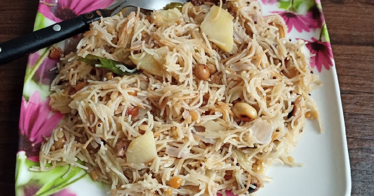 Semiya Upma South Indian Breakfast Recipe by Anupama - Cookpad