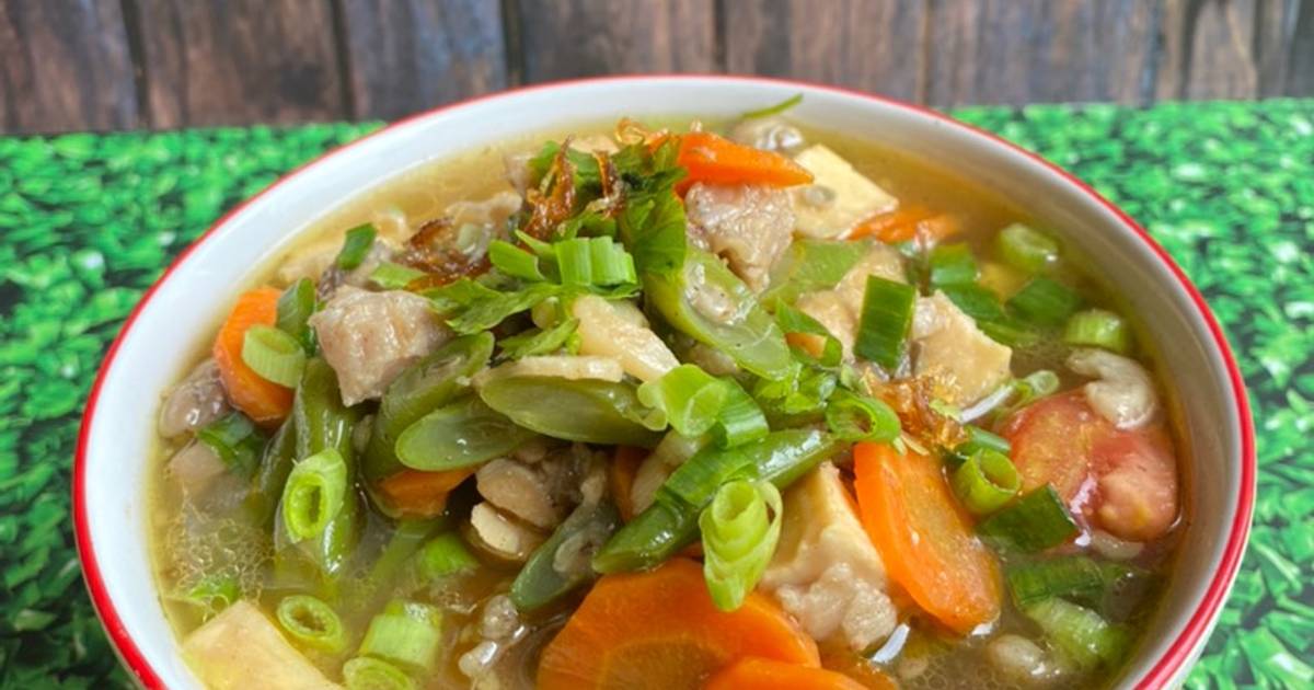 Resep Sup Sapi Wortel Buncis Berempah oleh Rini Dwi Astuti - Cookpad