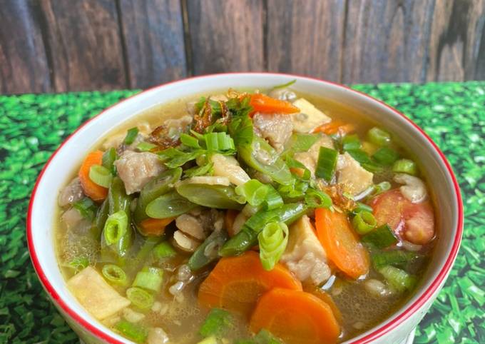 Resep Sup Sapi Wortel Buncis Berempah oleh Rini Dwi Astuti - Cookpad