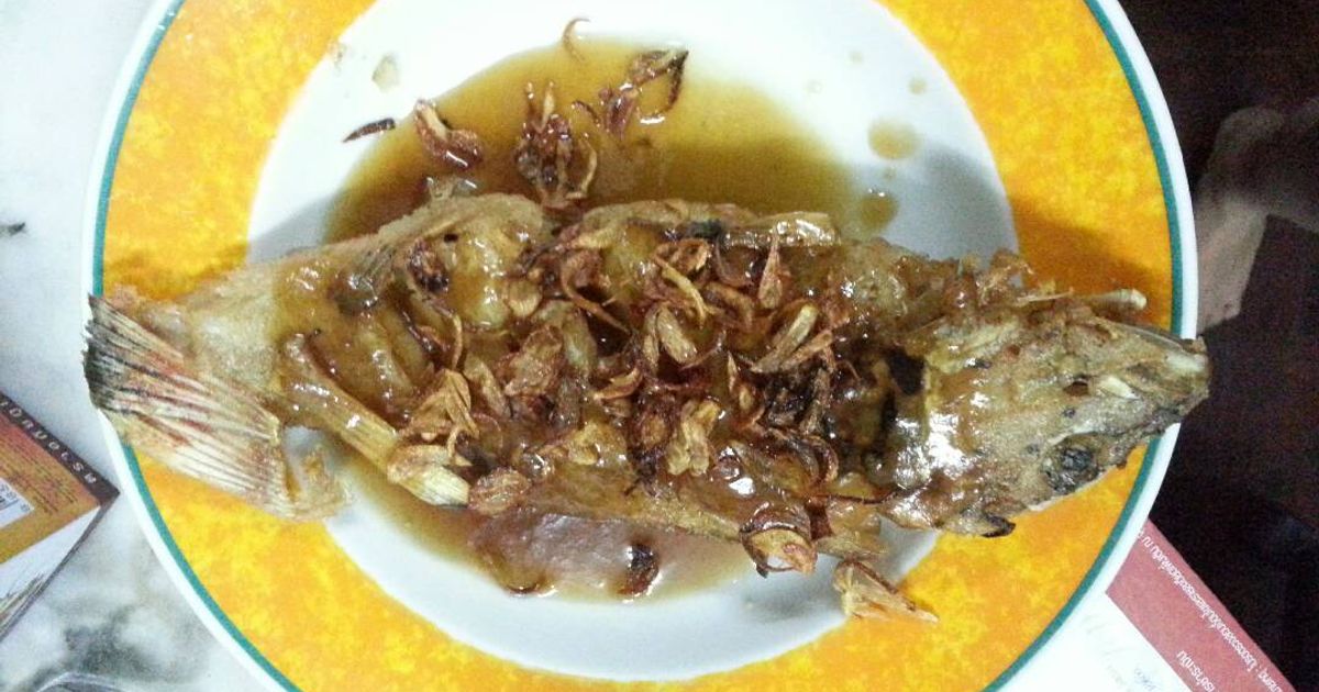 สูตร ปลาราดซอสมะขาม โดย Bee jummum - Cookpad