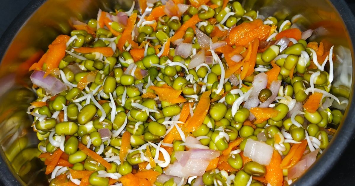 Green Gram Sprouts Recipe By Jassi Aarif
