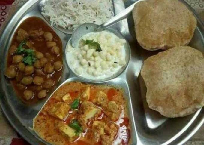 Chole puri Recipe by Neeru Rastogi - Cookpad