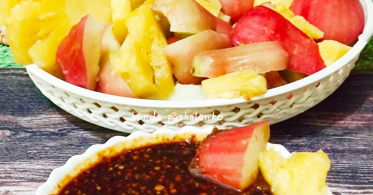 Resep Bumbu Rujak Kacang Yang Awet Dan Tahan Lama oleh Bunda Pashalenko ...