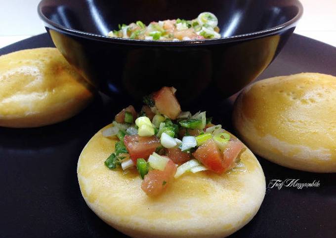 Ricetta Pan con pebre al cucchiaio (Cile) di Tony Mazzanobile - Cookpad