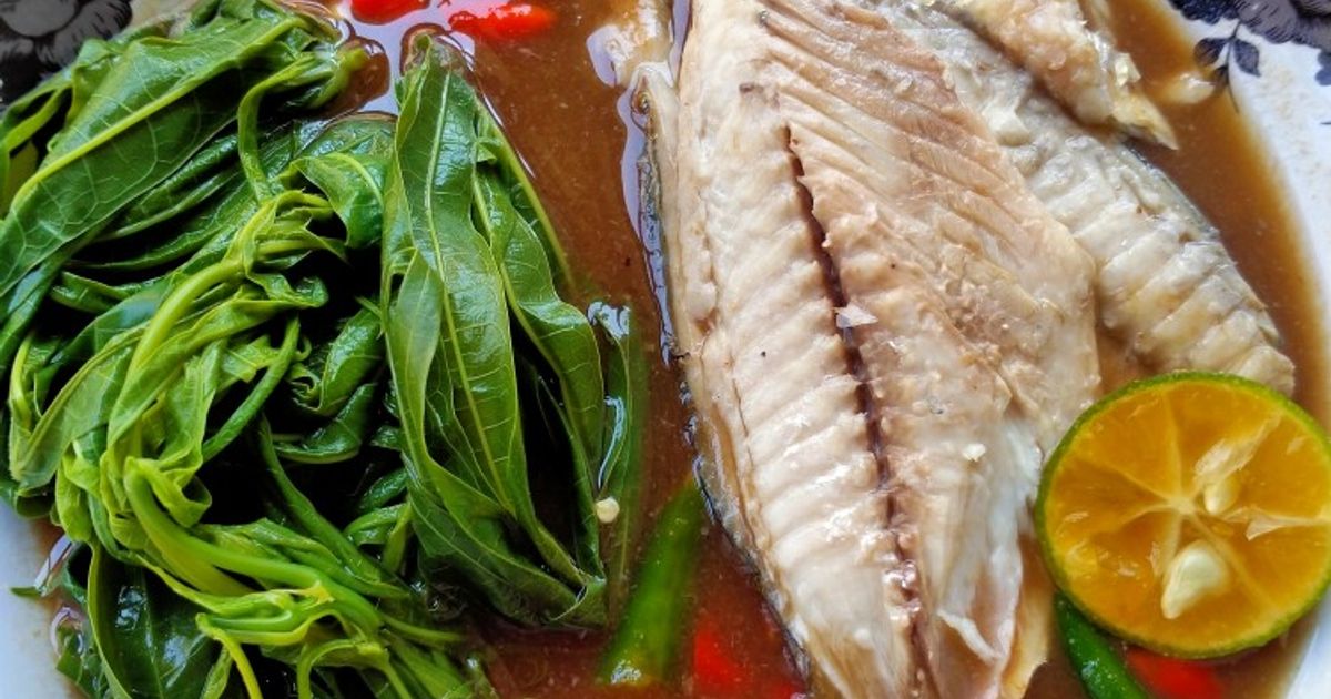 Resipi Air Asam Cabai Picit (Ikan Rebus + Pucuk Ubi Celur) oleh Adura ...