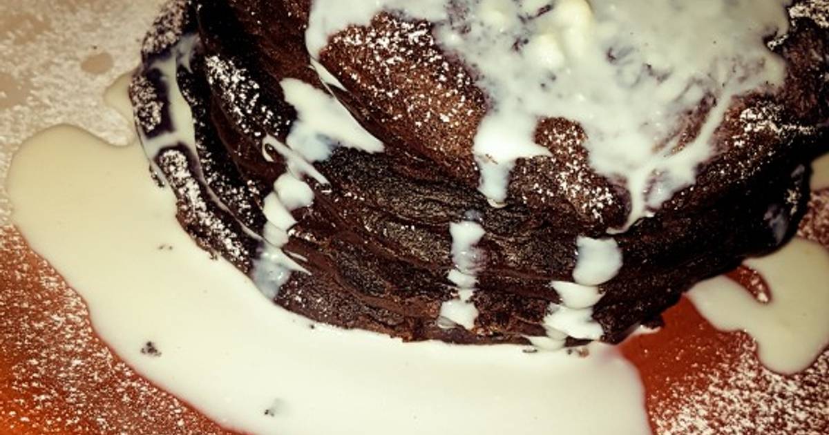 Chocolate pan cake Recipe by ASIYASDELISH - Cookpad