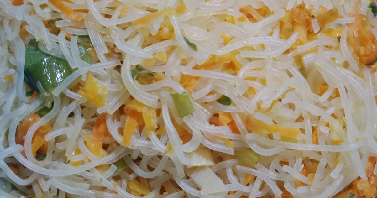 Resep bihun tahu wortel goreng rumahan enak dan mudah - Cookpad