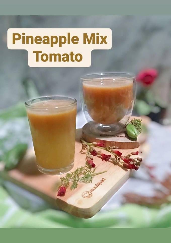 Resep Juice Tomat Mix Nanas & Belimbing Wuluh oleh Atik Efendy - Cookpad
