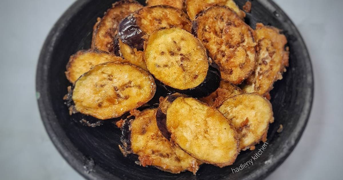 Resep Terong Goreng Tepung Instan oleh Hadleny Kitchen - Cookpad