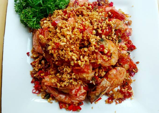 Resep Udang cabe garam oleh sri mulyani - Cookpad