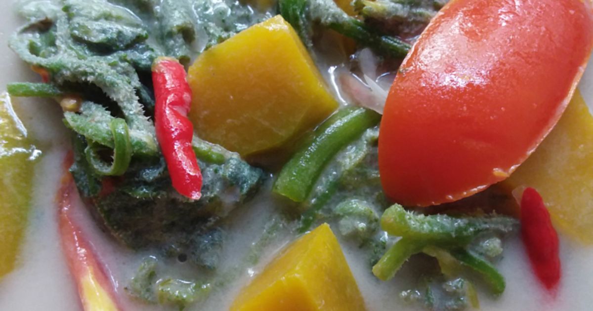 Resep Gulai Putih Pucuk Labu & Baby Labu 😋 oleh @MamaJuna ( Baru Gabung ...