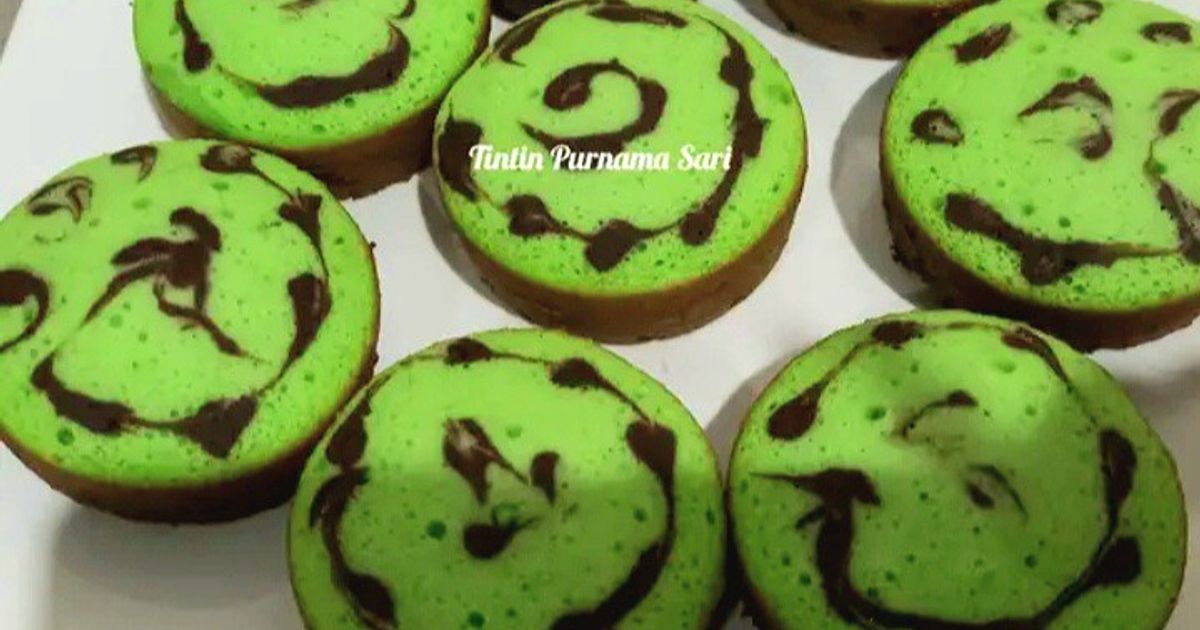 Resep 🥞Bolu Pandan Mini🥞 oleh Hj.Tintin Purnama Sari - Cookpad