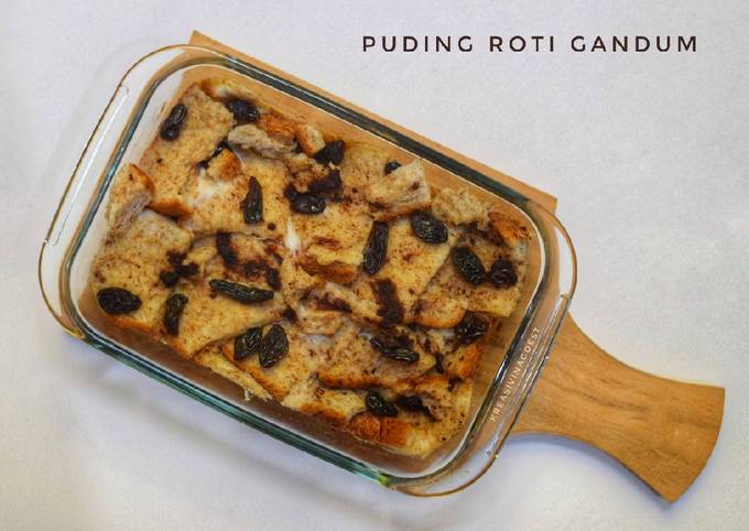 Resep Puding Roti Gandum oleh kreasivinagoest - Cookpad