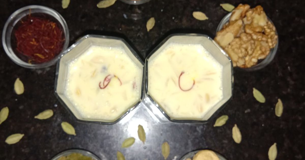 Special Dry Fruits Masala Milk Recipe by Rakhee Rathi