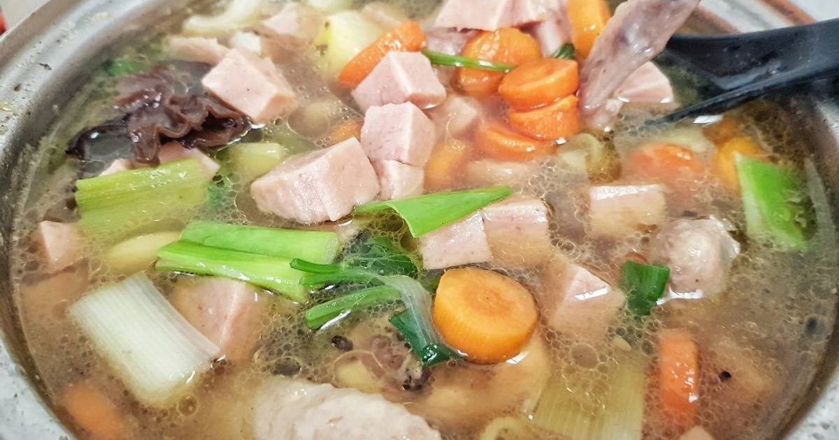 41 resep sup ham maling enak dan mudah - Cookpad