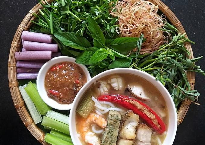 Cách Làm Món Bún mắm của Hien Thanh - Cookpad