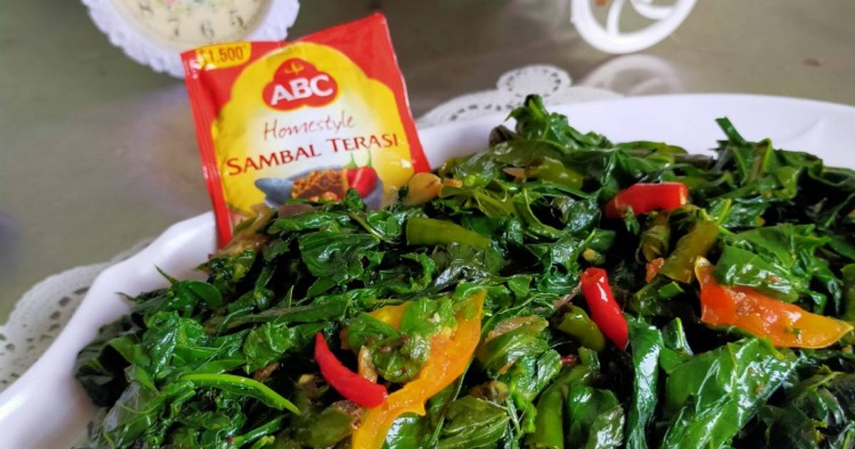 Resep Daun Singkong Bumbu Sambal Terasi Oleh Chiensyn Kuliner Cookpad