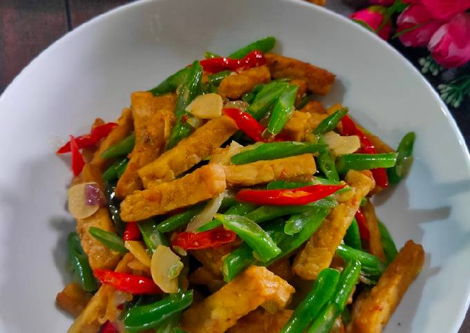 Resep Tumis Buncis Tempe oleh dapurguna - Cookpad