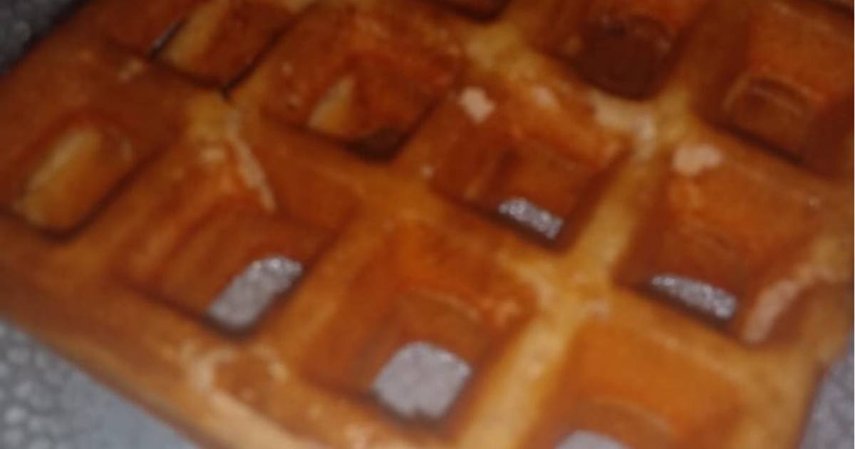 Waffle con leche de almendra - 36 recetas caseras- Cookpad