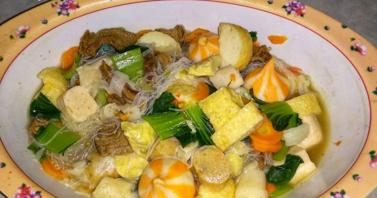 Resep Steamboat kuah kaldu (anak kost) oleh Damayanti - Cookpad
