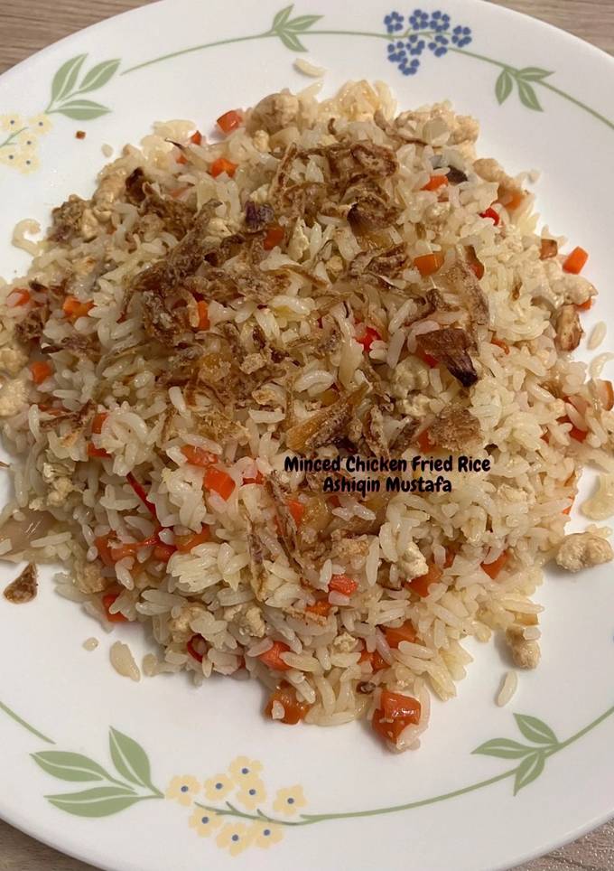 Resipi (Fried Rice) Nasi Goreng Ayam Cincang oleh A'shiqin Mustafa ...