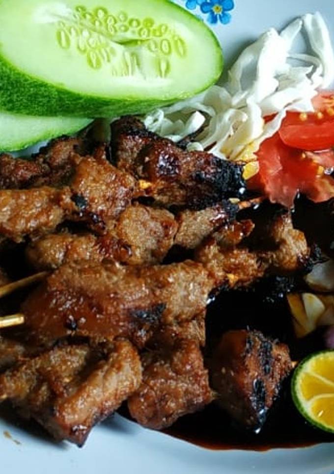 Resep Sate daging rusa kuah kecap oleh Mama Athariz - Cookpad