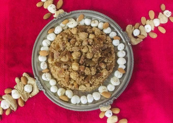 Traditional Dry fruits Panjeeri Recipe by Sadhana Mohindra - Cookpad