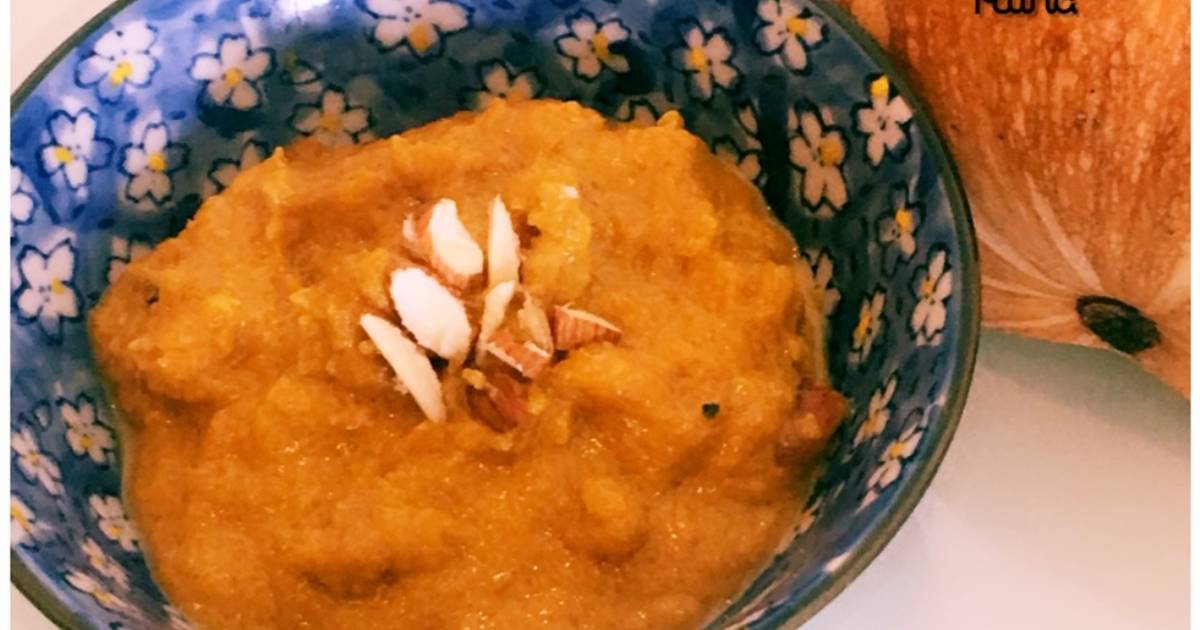 Red Pumpkin Halwa Recipe by A Chef and A Mom - Cookpad