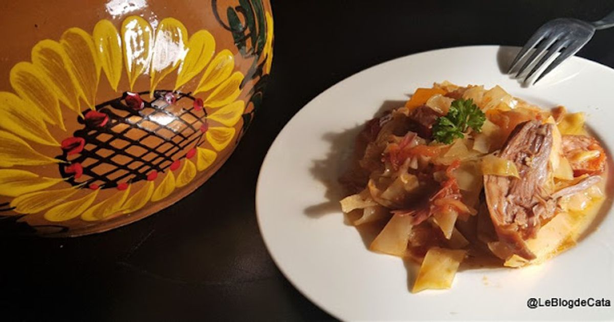 Cabbage With Duck Confit Recipe By Catalina Le Blog De Cata