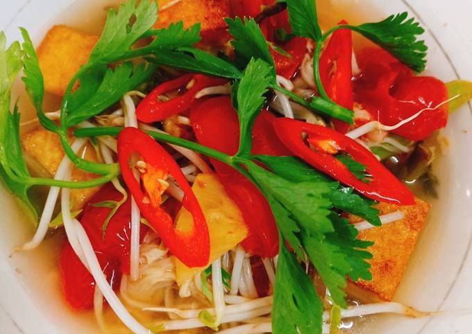 Cách Làm Món Canh chua chay của Huyen le Tran - Cookpad