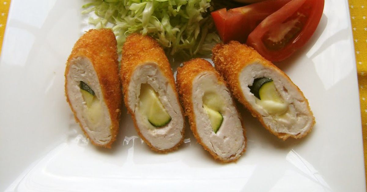 Deep Fried And Breaded Chicken Rolls With Cheese Recipe By Cookpad.Japan