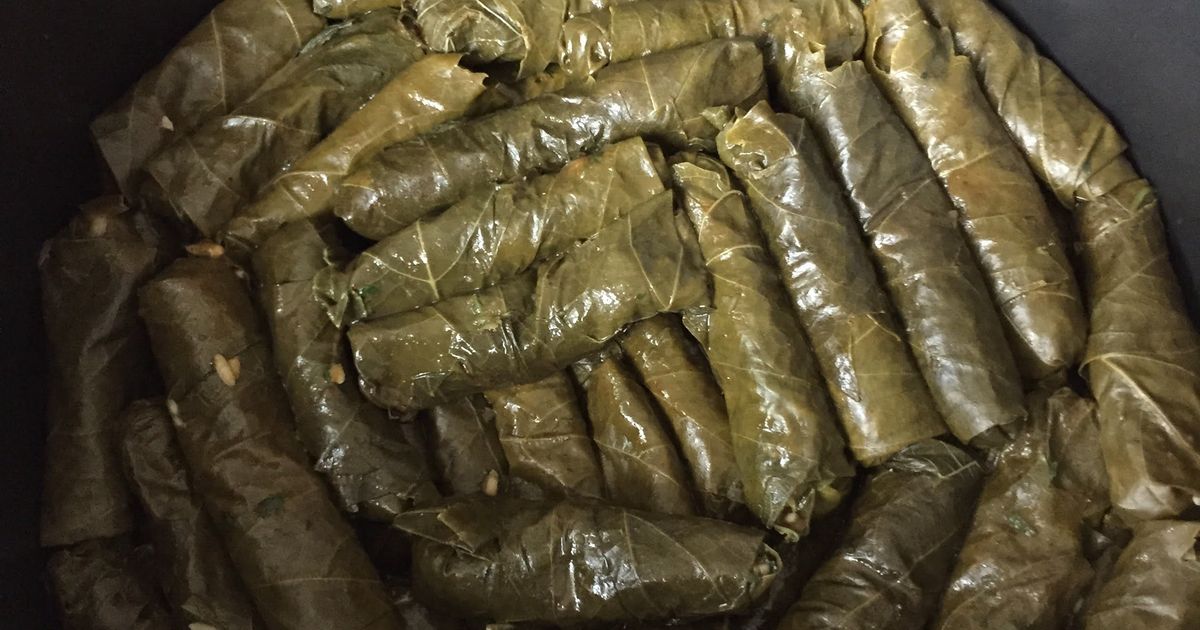 Warak Enab Grape Leaves Egyptian Style Recipe By Radwa Hafez