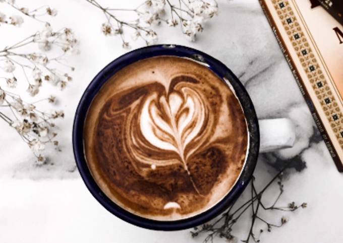 Resep Choco Latte Art (with french press) oleh Ecka Rahma - Cookpad