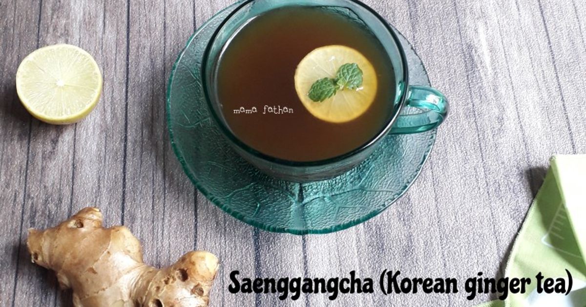 Resep Saenggangcha Aka Korean Ginger Tea oleh Mama fathan - Cookpad