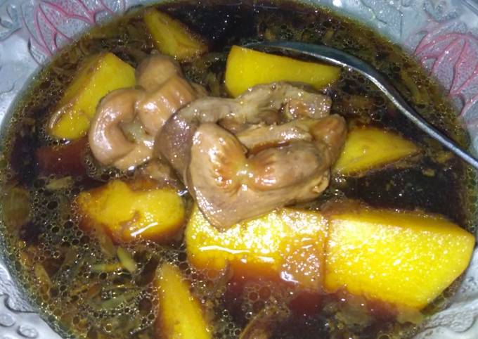 Resep Semur Ati Ampela Kentang Kecap oleh anisapurnamasari25 - Cookpad