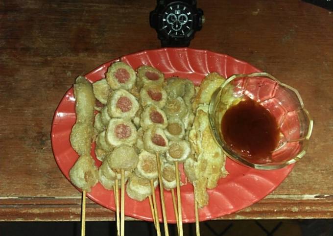 Resep Sate sosis gulung oleh Nuryan - Cookpad