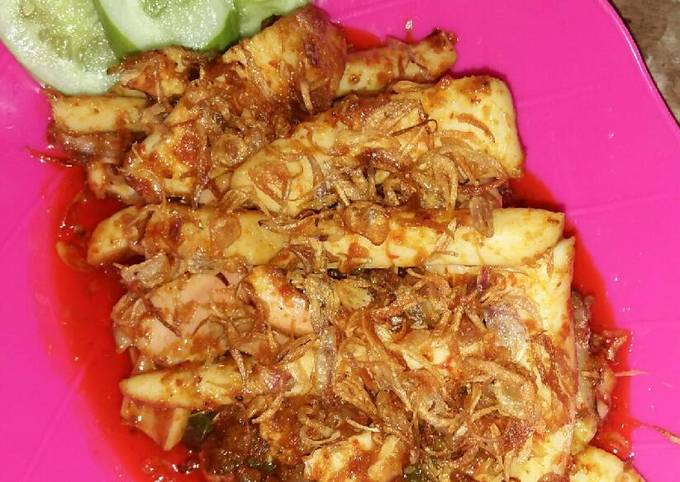 Resep Cumi Balado with Daun Jeruk oleh Retysweet89 @Retys'sPawon - Cookpad