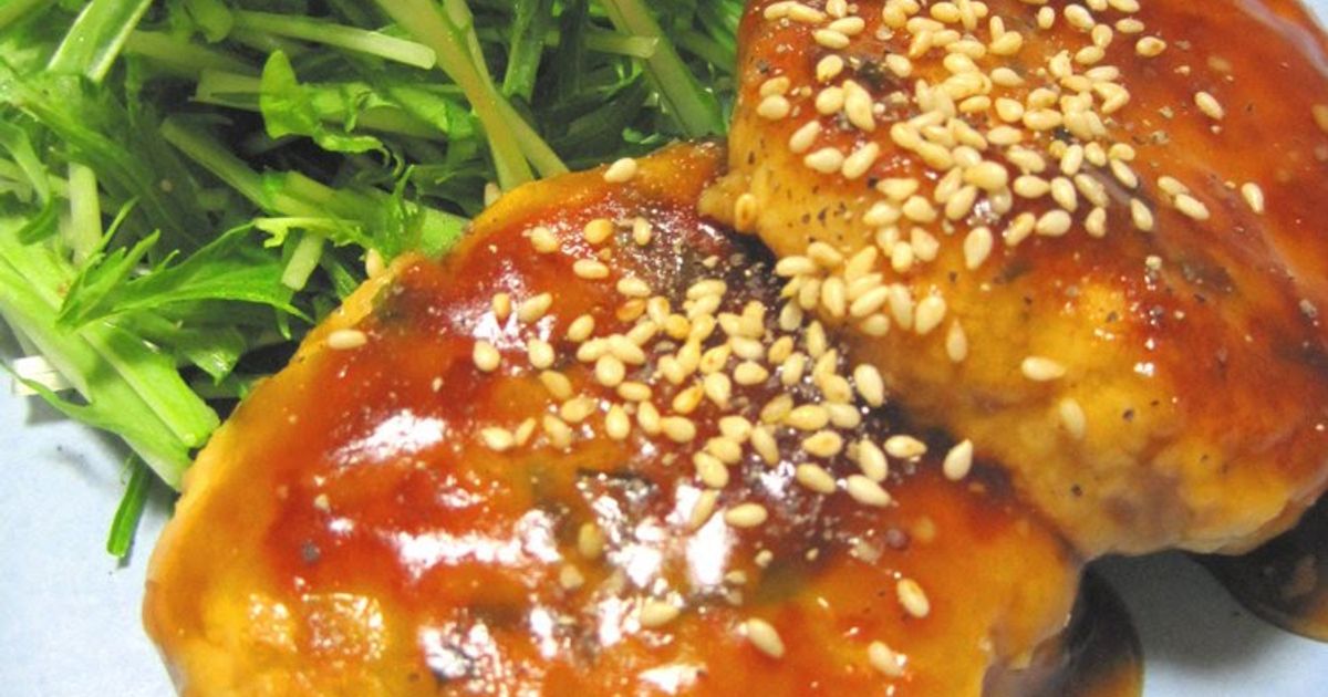Furaibo Style ~ Chicken Tofu Burgers Recipe by cookpad.japan