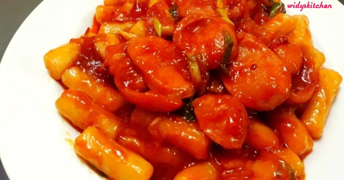 Resep Tteokbokki / Toppoki Ala Korea oleh Widy's Kitchen - Cookpad