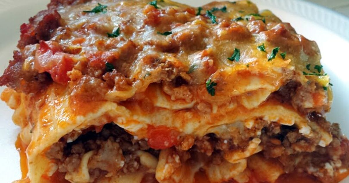 Ray's' Three Meat Lasagna Recipe By Summerplace