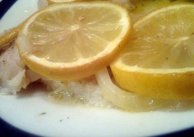 Lemon and Onion Swai Recipe by Leigha Rose - Cookpad