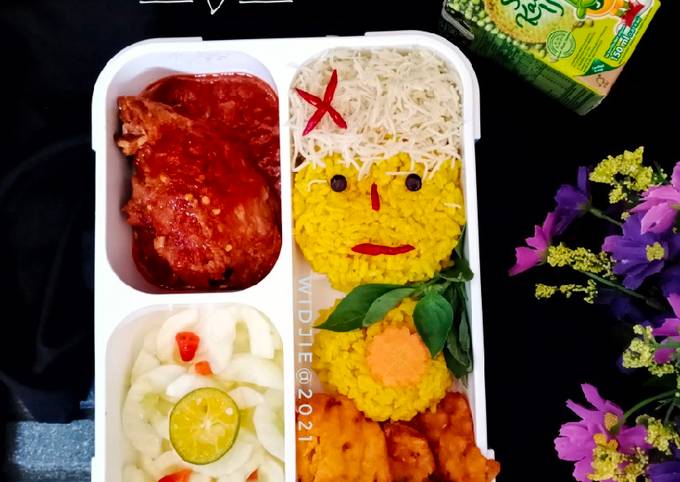 Resep Bento Nasi Kuning oleh Widjie Astuti - Cookpad