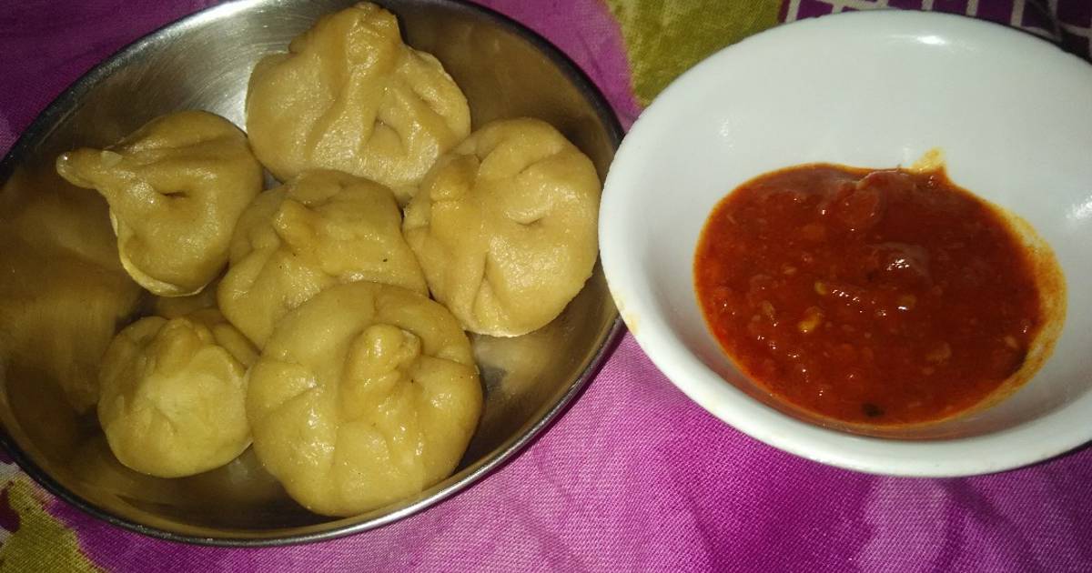 Veg momos with flour (aata) Recipe by Ranjana Tiwari - Cookpad