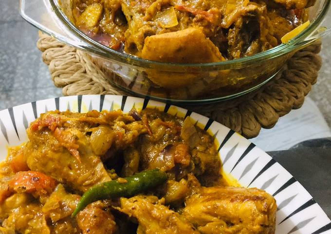 Chicken do-piyaza Recipe by Kamalika Basu De - Cookpad