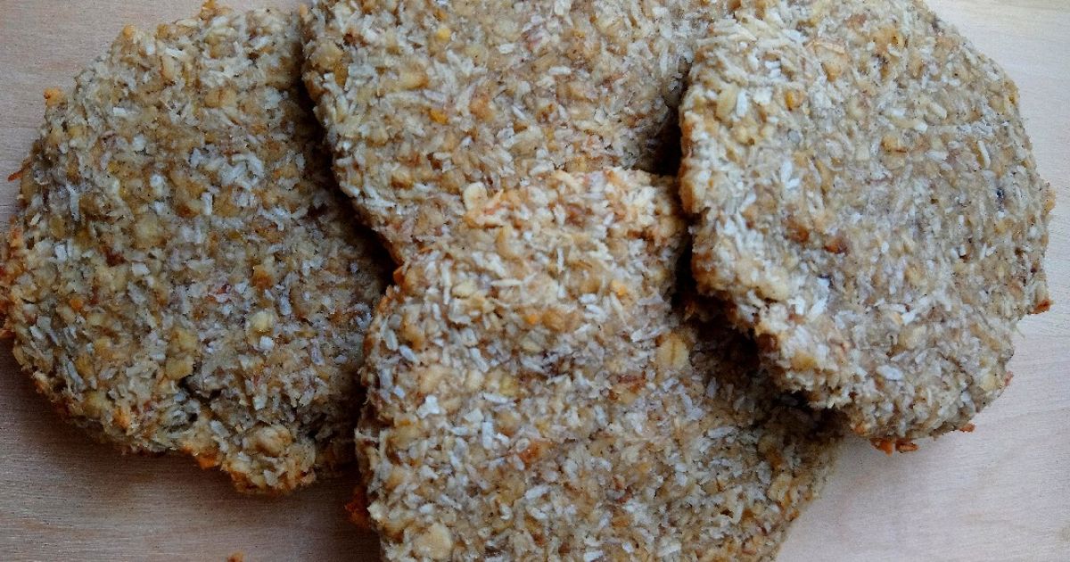 Kókuszos Banános Zabkeksz | Blankar receptje - Cookpad receptek