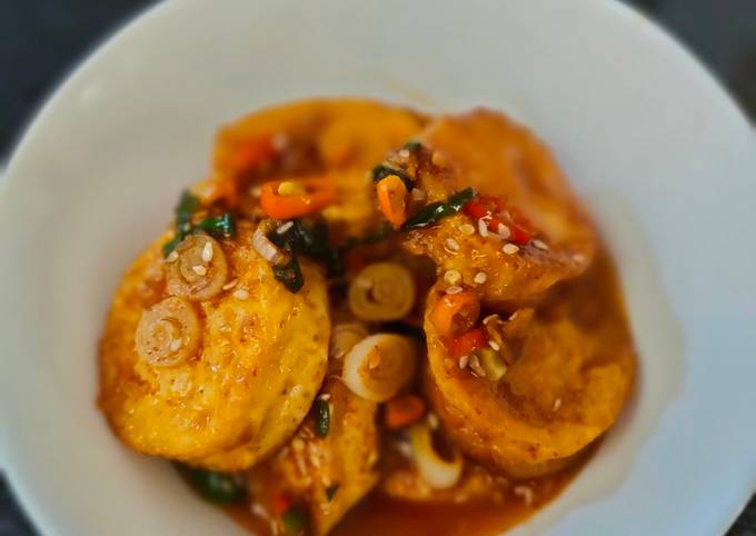 Resep Braised Tofu (Tahu Rebus ala Korea) oleh Fitri Sayyidati - Cookpad
