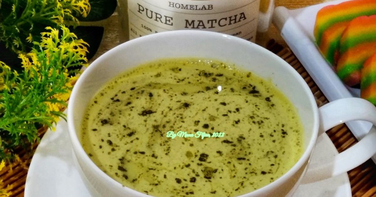 Resep pure matcha rumahan enak dan mudah - Cookpad