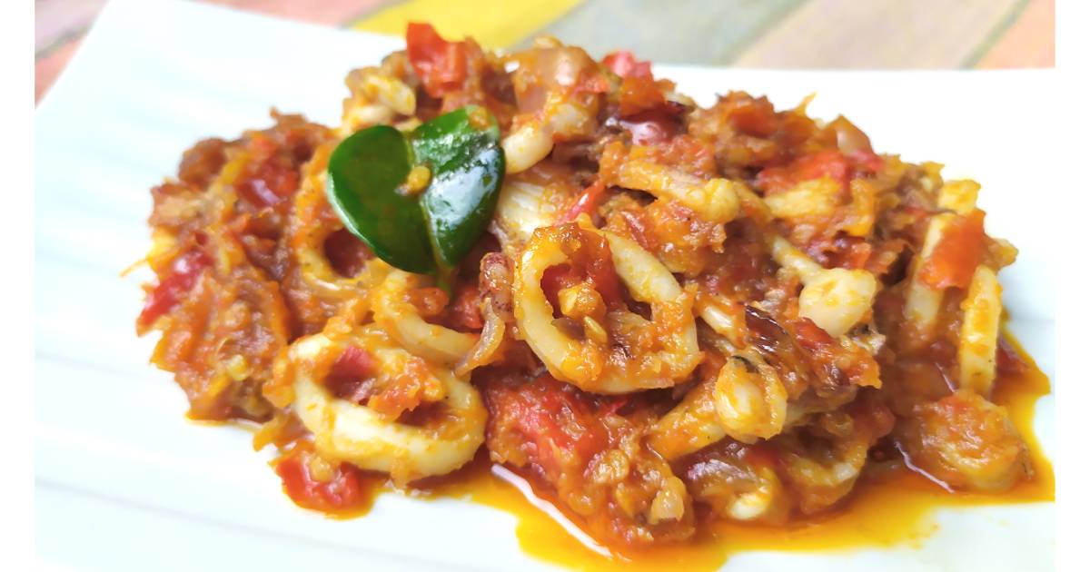 43 resep sambal cumi pedas mercon enak dan mudah - Cookpad